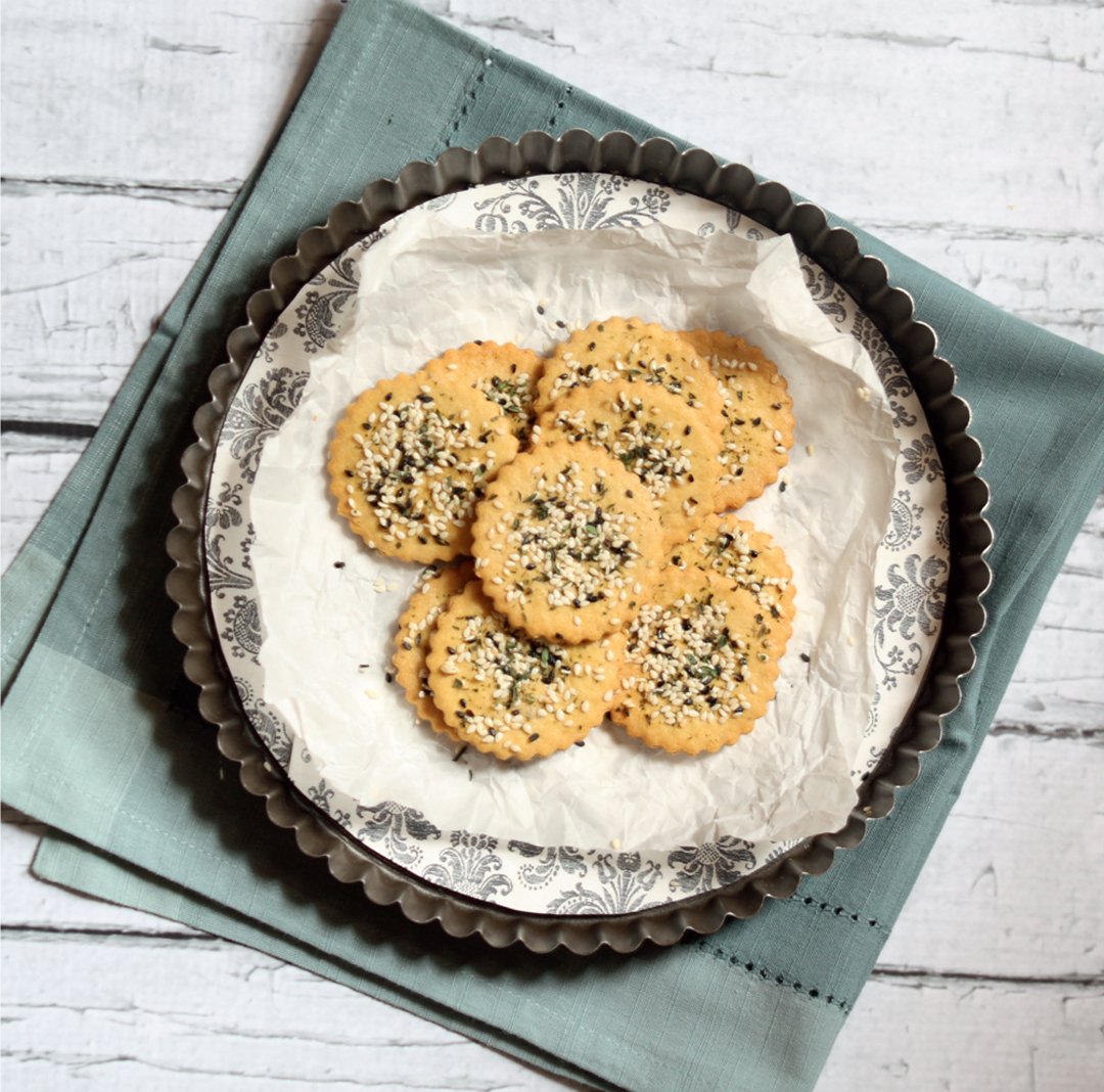 Za'atar-chickpea-crackers | All Food Chef